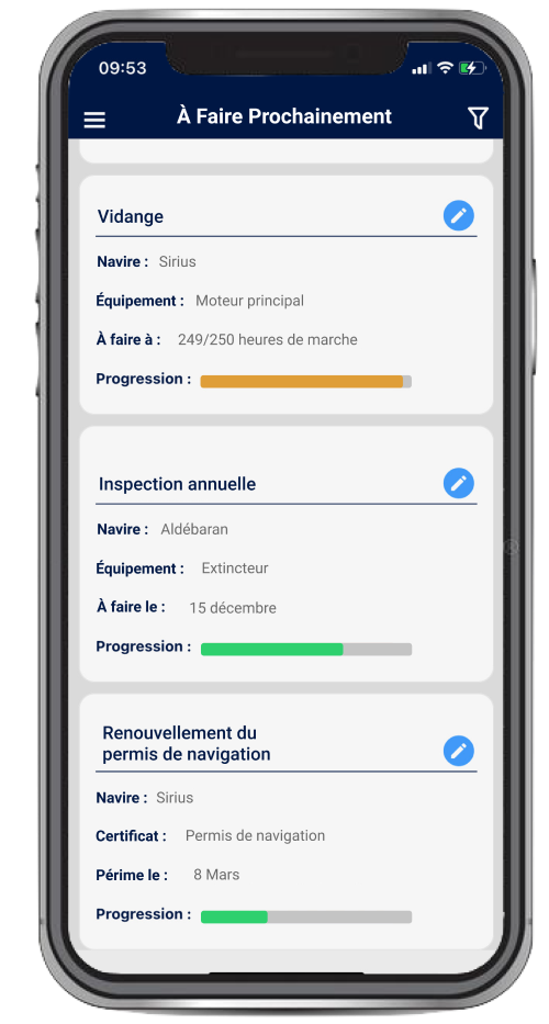 Smart Sailors - Solution de gestion de la maintenance